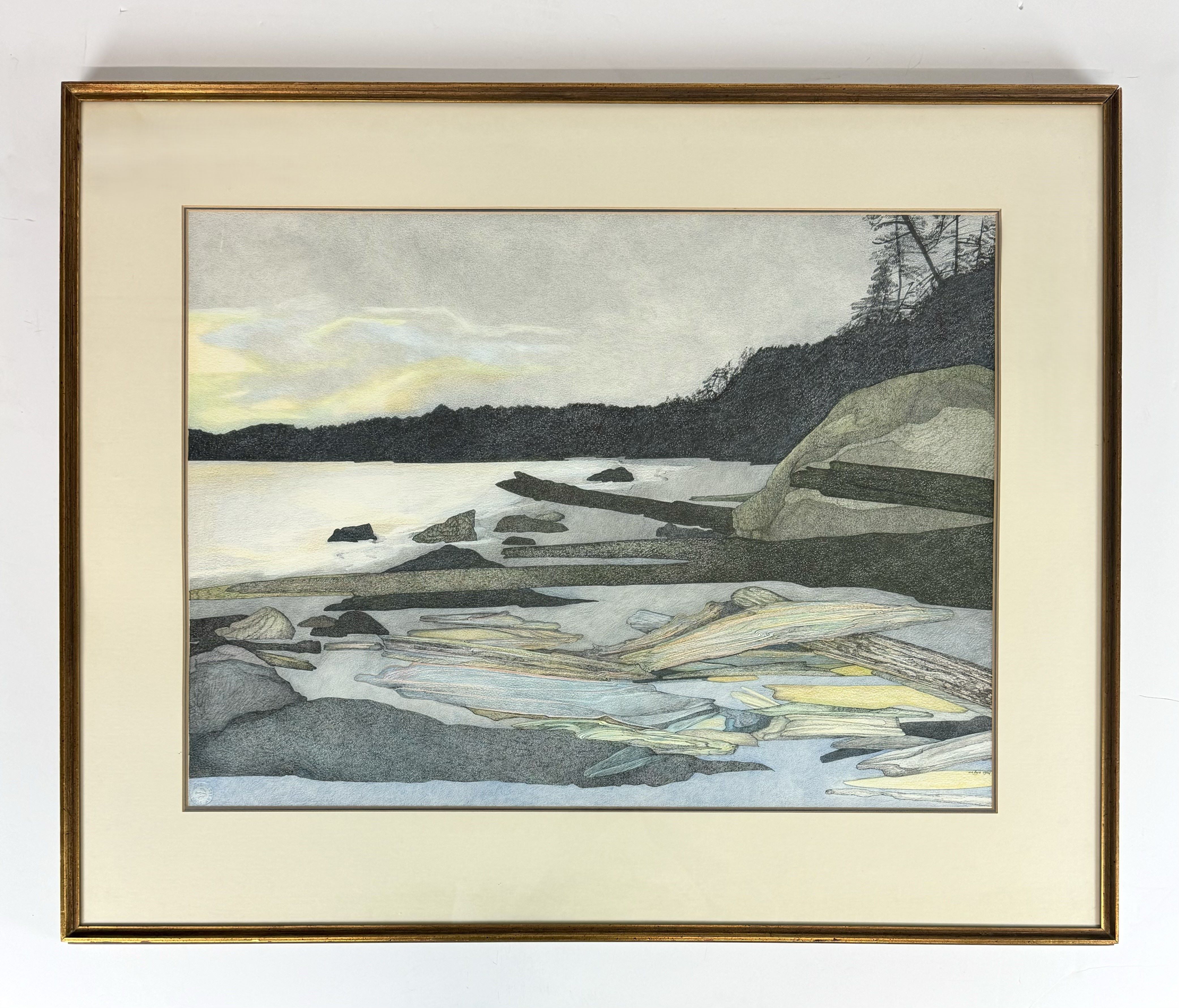 Shore at Night by Arlyss Naidu - Masterpiece Online