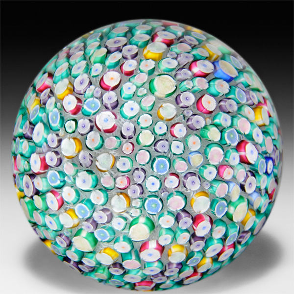 John Deacons (2015) roses piedouche paperweight. :: LH Selman Glass ...