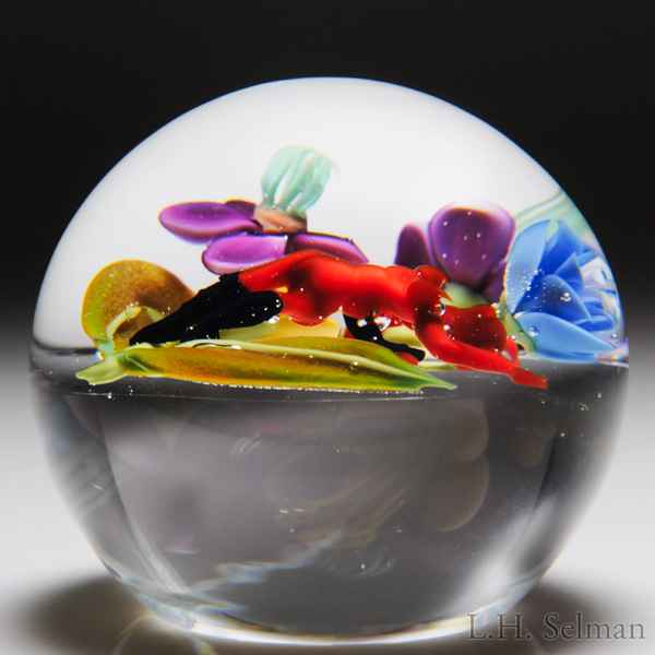 Clinton Smith 2011 she-devil petite paperweight. :: LH Selman Glass ...
