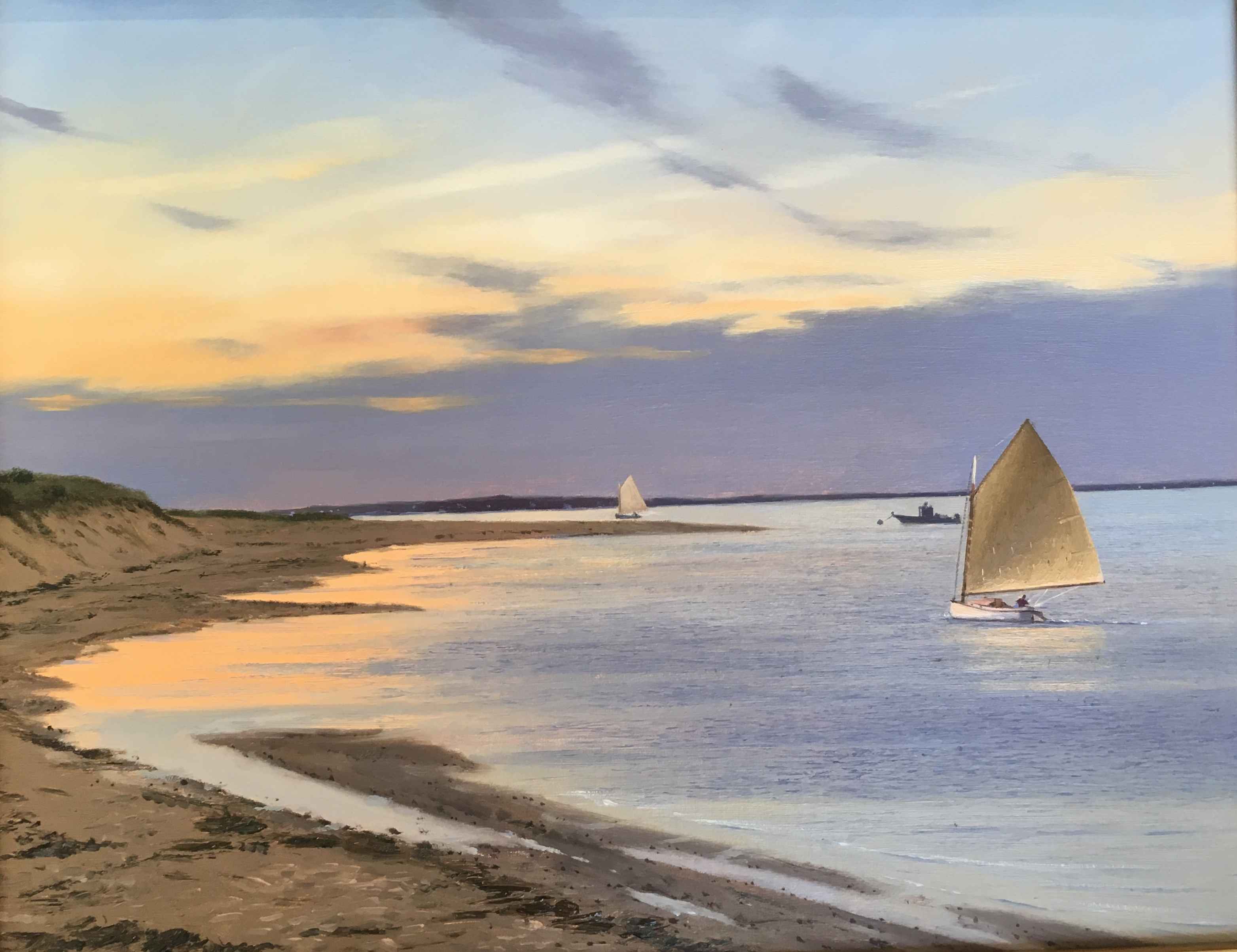 Sunset Sail by Sergio Roffo - North Water Gallery