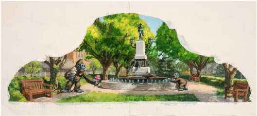 Hyde Park Square by Jonathan Queen - Masterpiece Online