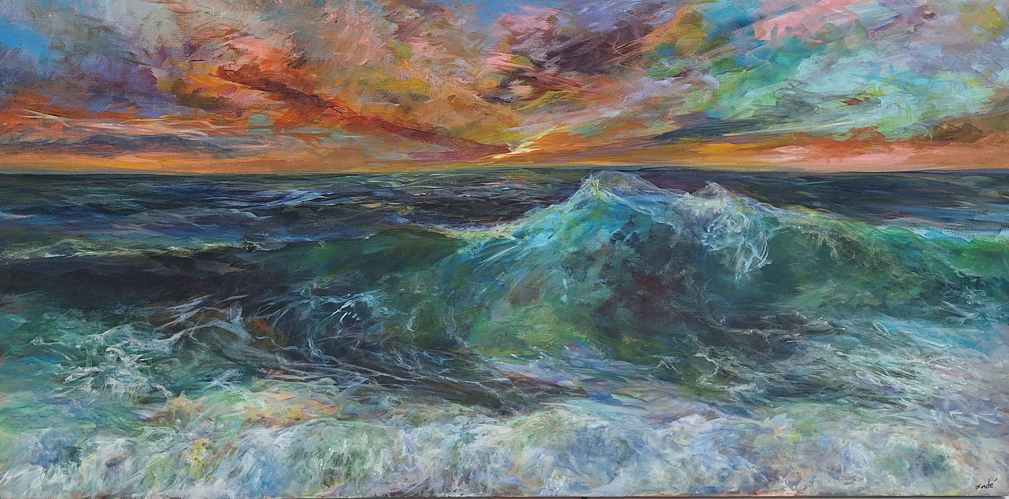 Sunset Kiss by Sade Payne