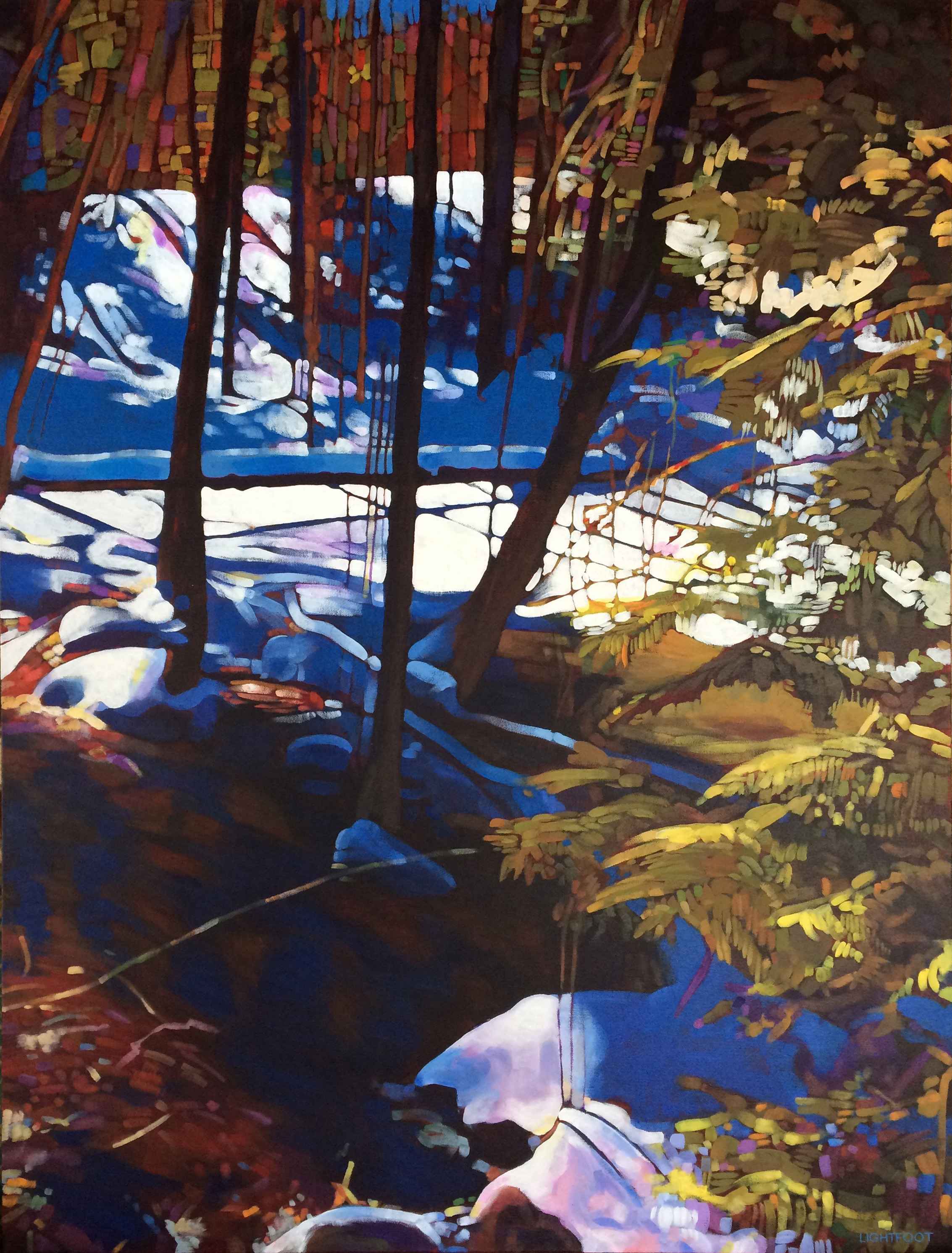 Snow Forest by John Lightfoot - Butter Gallery